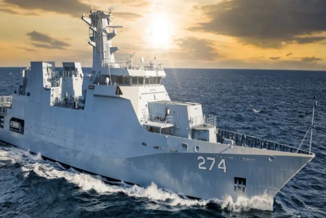 Pakistan Navy Takes Delivery of Second Offshore Patrol Vessel from Damen