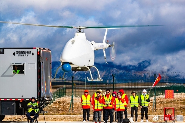 China’s AR-500C Unmanned Surveillance Helicopter Completes High ...