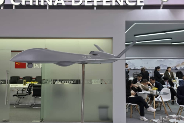 First Display of Chinese WJ-700 Drone in Russia