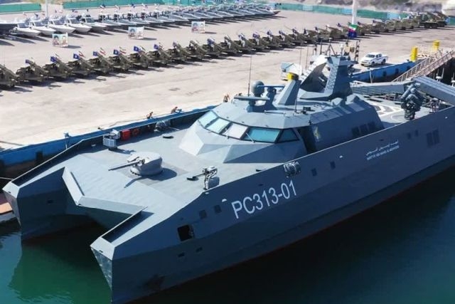Iranian Navy Receives Stealth vessel, Missile Boats