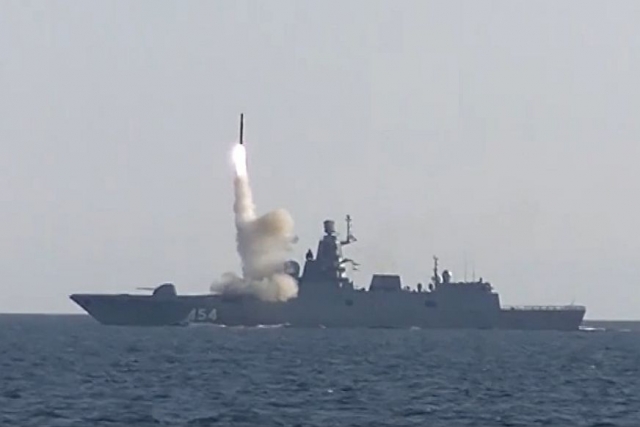 Russia Tests Zircon Hypersonic Missile From A Ship In The Barents Sea